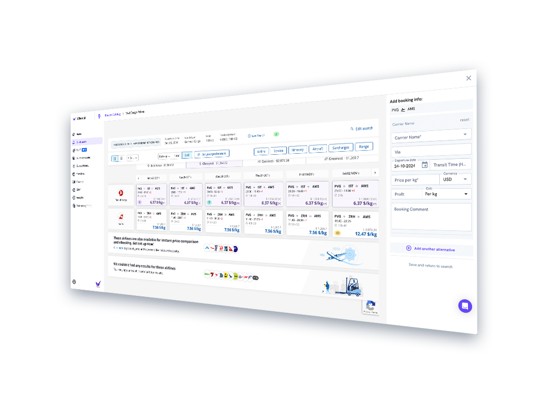 eBookings in Wisor.AI TMS with WebCargo Integration